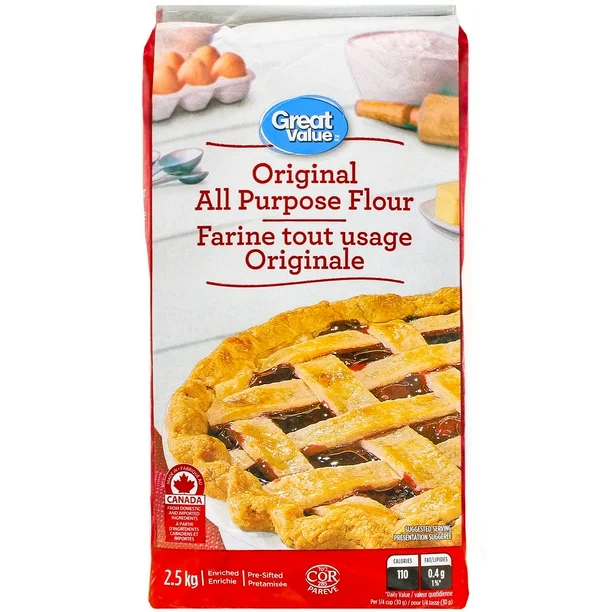 Great Value Original All-Purpose Flour, 2.5 kg – Your Needs