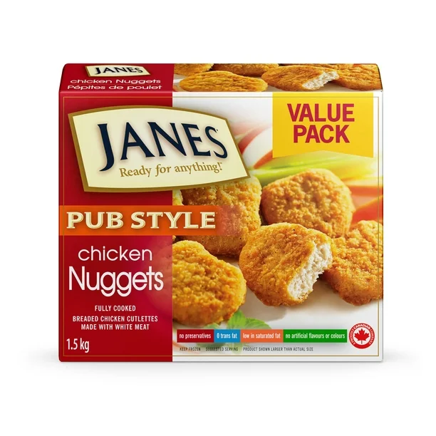 JANES PUB STYLE CHICKEN NUGGETS VALUE SIZE, JANES Pub Style Chicken ...